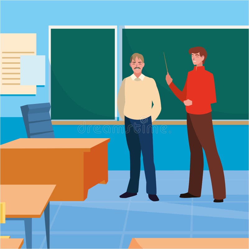Classroom Pair Work Stock Illustrations – 149 Classroom Pair Work Stock ...