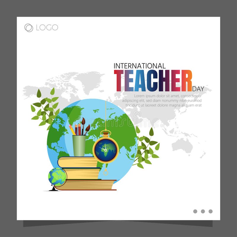 Teachers Day, Celebrated on Different Dates Worldwide Stock Vector ...