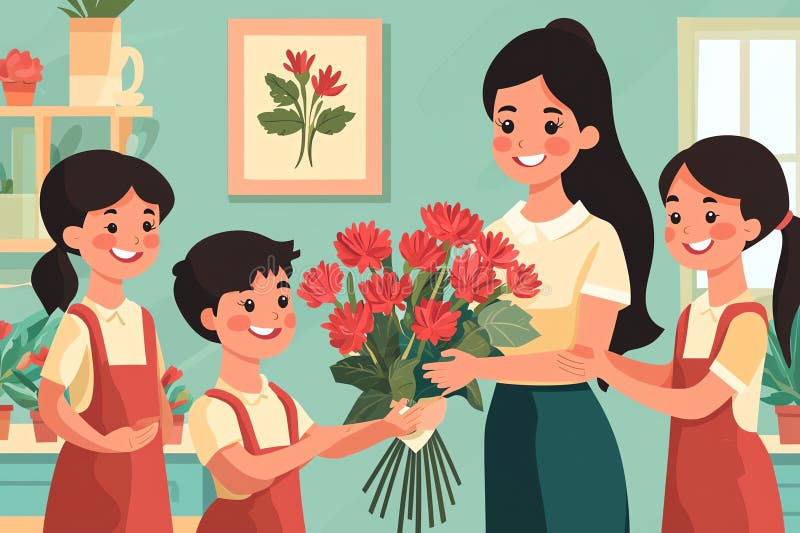 Teachers Day Celebration Honoring Educators with Appreciation Stock ...