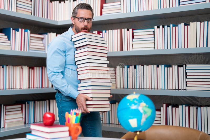 Teachers Day. Teacher in School Classroom. Knowledge and Education with ...