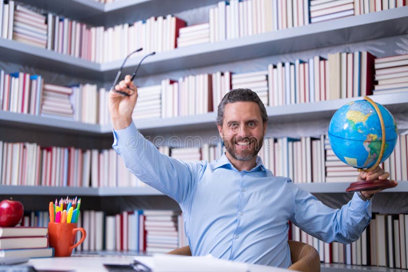 Teachers Day. Teacher Tutor in School Classroom. Knowledge, Education ...