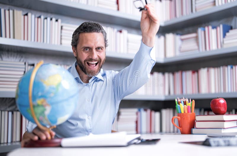 Teachers Day. Teacher Tutor in School Classroom. Knowledge, Education ...