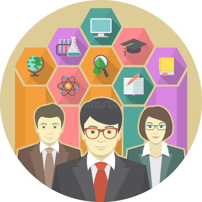 Teachers Team stock vector. Illustration of collaboration - 36147214