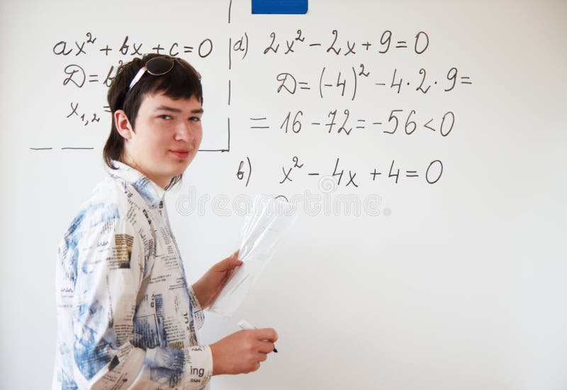 Teacher teaching algerbra stock photo. Image of student - 9497036