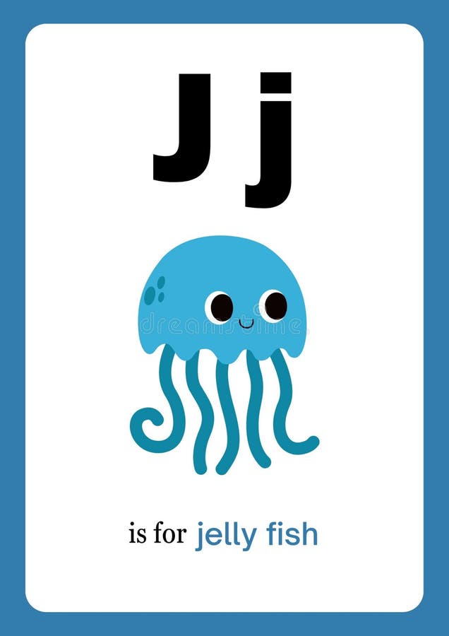 Alphabet for Children To Learn To Recognize Letters Stock Illustration ...