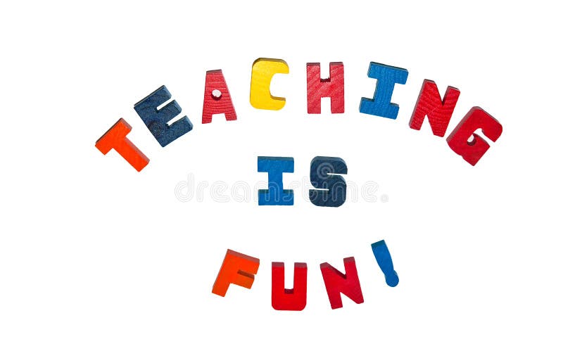 Teaching is Fun stock photo. Image of mentor, colorful - 19662406