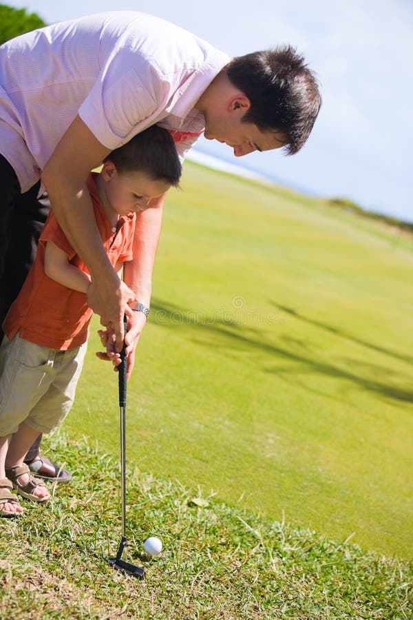 Teaching Golf stock photo. Image of compete, landscape - 8876566