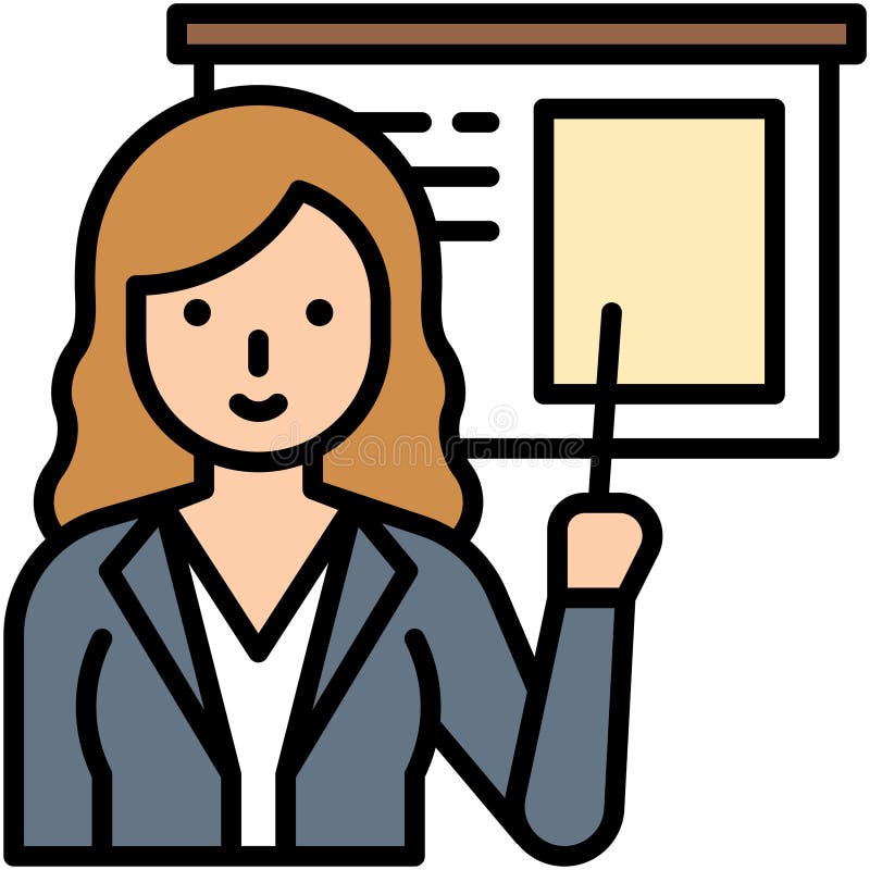 Teaching Icon, an Avatar that is Related To Education Stock Vector ...