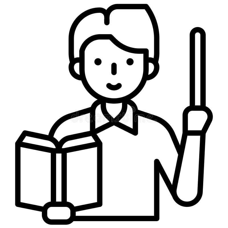 Teaching Icon, an Avatar that is Related To Education Stock Vector ...