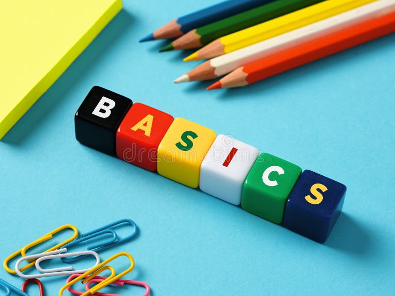 Teaching Learning Basics Education Concept Basic Knowledge Word ...