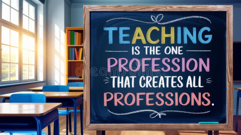 "Teaching is the One Profession that Creates All Other Professions ...