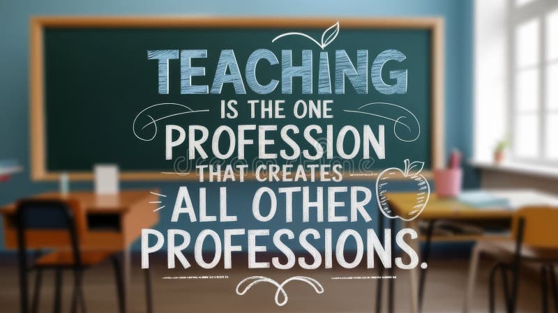 "Teaching is the One Profession that Creates All Other Professions ...