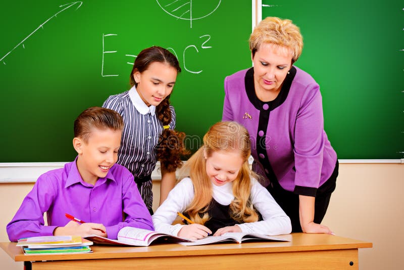 Teaching process stock photo. Image of books, childhood - 45170284