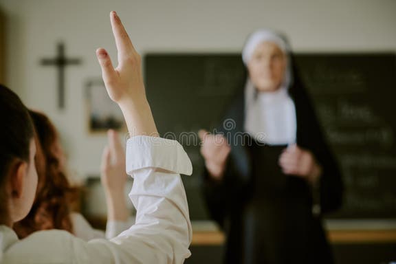 Teaching Students Participation in Religious School Setting Stock Image ...