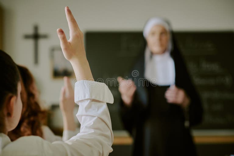 Teaching Students Participation in Religious School Setting Stock Image ...