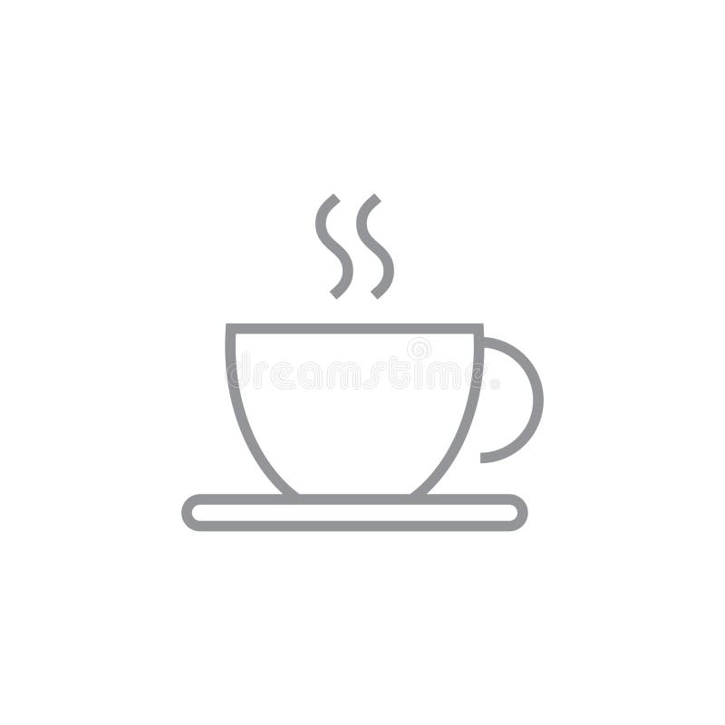 Teacup and Saucer. Vector Illustration Decorative Design Stock Vector ...