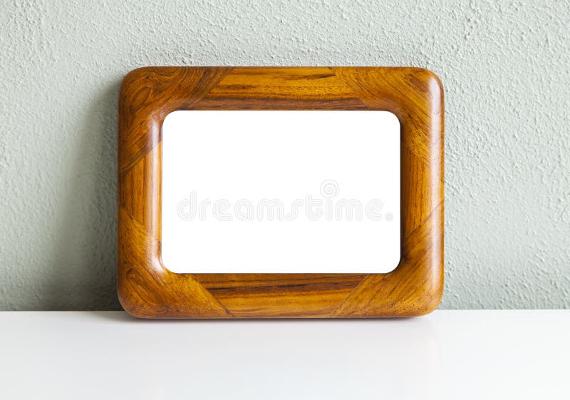 Teak Frame Antique Wallpaper Stock Image - Image of edge, decoration ...