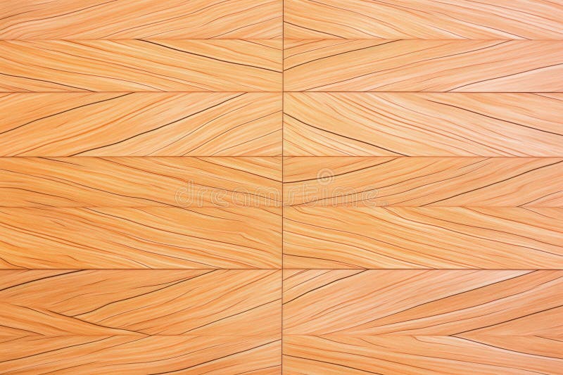 Teak Wood with Interlocking Grain Stock Illustration - Illustration of ...