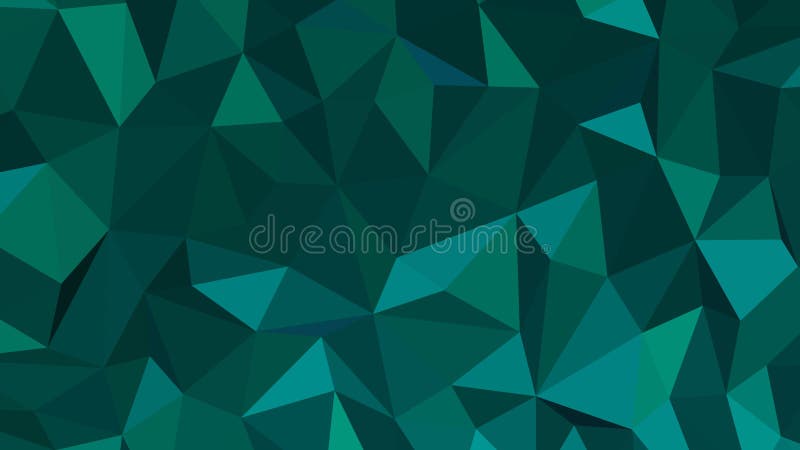 Teal Abstract Background. Geometric Vector Illustration. Colorful 3D ...