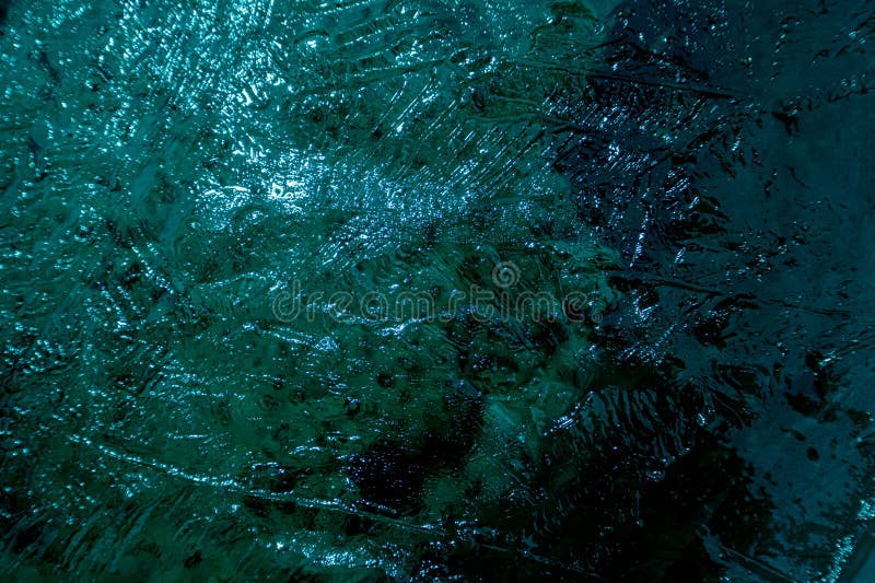 Teal Abstract Ice Texture Background Stock Photo - Image of scratch ...
