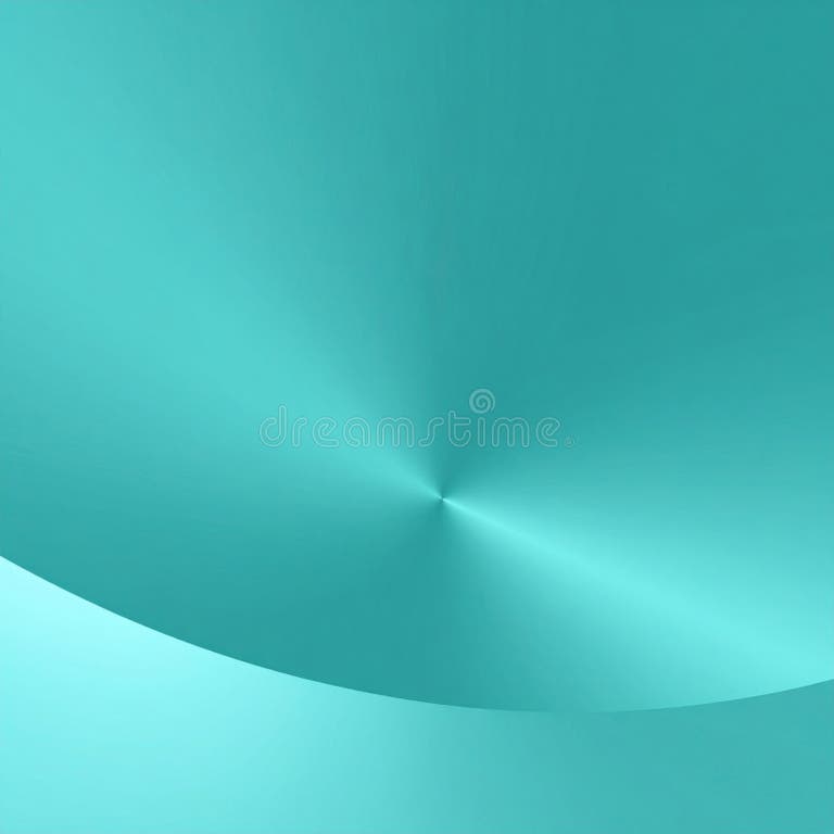Teal Abstract Metallic Background with Smooth Curves Stock Illustration ...