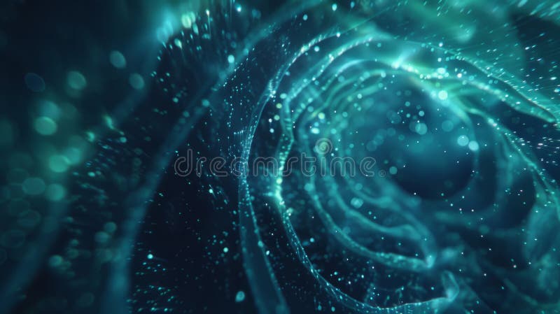 Teal Abstract Particles Background, Data Flow, Connection, Futuristic ...