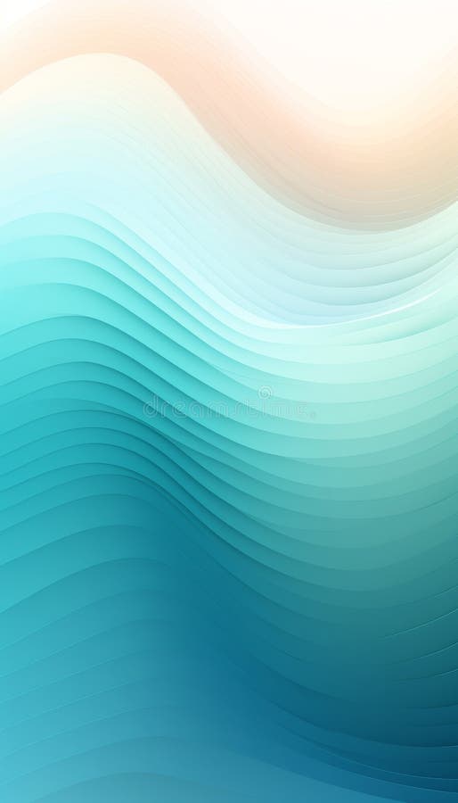 Teal Abstract Wave Pattern Background for Seamless and Vibrant Summer ...