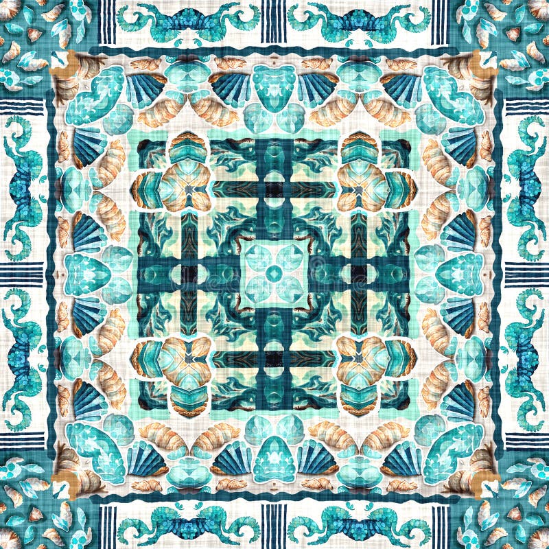 Teal Pattern Beach Stock Illustrations – 2,282 Teal Pattern Beach Stock ...