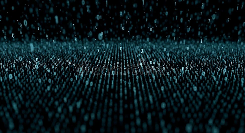 Falling Digital Stream Stock Illustrations – 3,569 Falling Digital ...