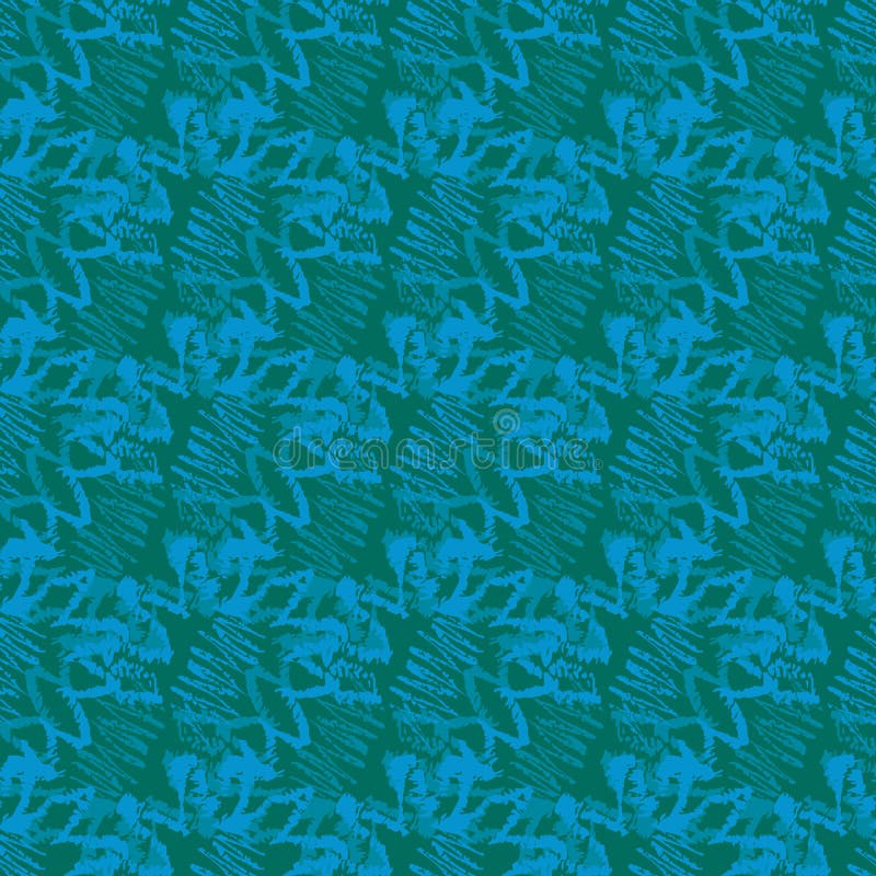 Teal and Blue Abstract Seamless Vector Pattern Stock Vector ...