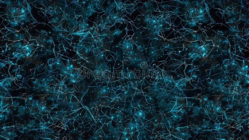 Teal Blue Futuristic Abstract, Tech Lines, Dark Sci-Fi Background ...