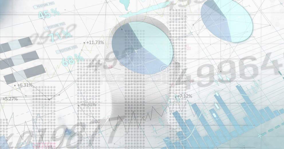 Teal and Blue Pie Chart Displaying in Analytics Dashboard, with ...