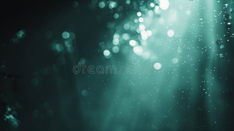 Teal Bokeh Lights Texture Background, Abstract Glitter Pattern Stock ...