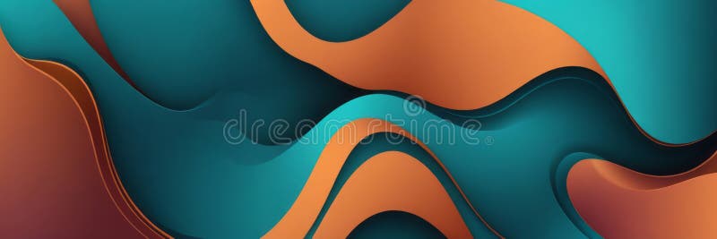 Teal Distorted Shapes Gradient Wallpaper Stock Photo - Image of ...