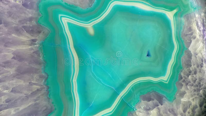 Teal Geode Gemstone Background Stock Image - Image of glossy, quartz ...