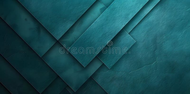 Teal Geometric Patterned Background with Shadow Effect Stock ...