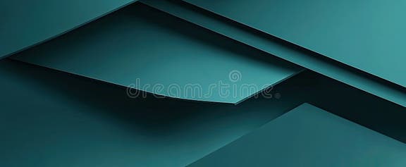 Teal Abstract Geometric Background Stock Illustration - Illustration of ...