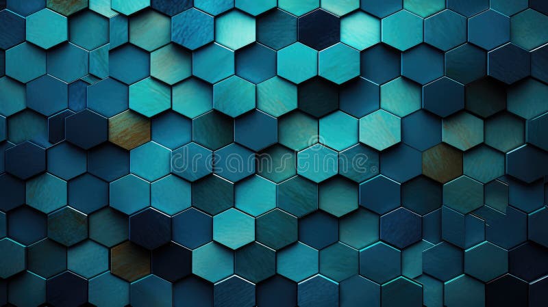 Teal Geometric Texture Background Stock Illustration - Illustration of ...