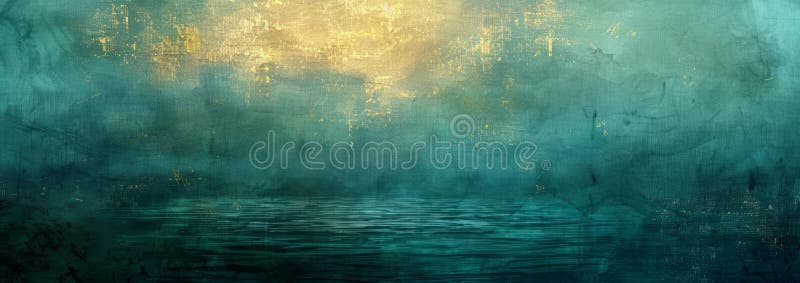 Teal & Gold Abstract Texture Background, Modern Art, Backdrop Stock ...