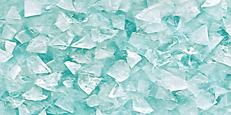 Teal Ice Chunks Background Texture Seamless Pattern Winter Frost Frozen ...