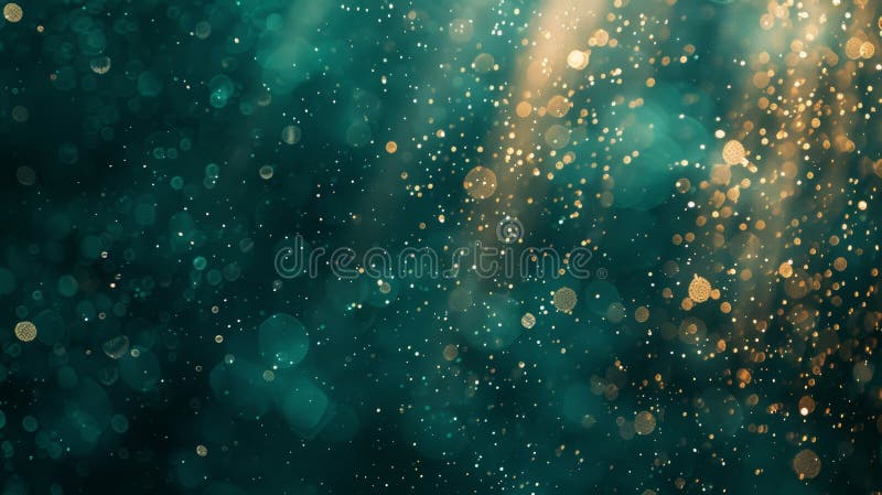 Teal and Mint Light Burst Abstract Radiant Rays on Dark Background with ...