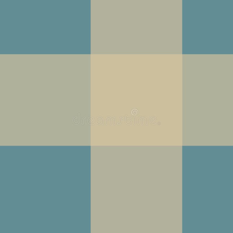 Teal Plaid Pattern Large Scale Stock Illustration - Illustration of ...