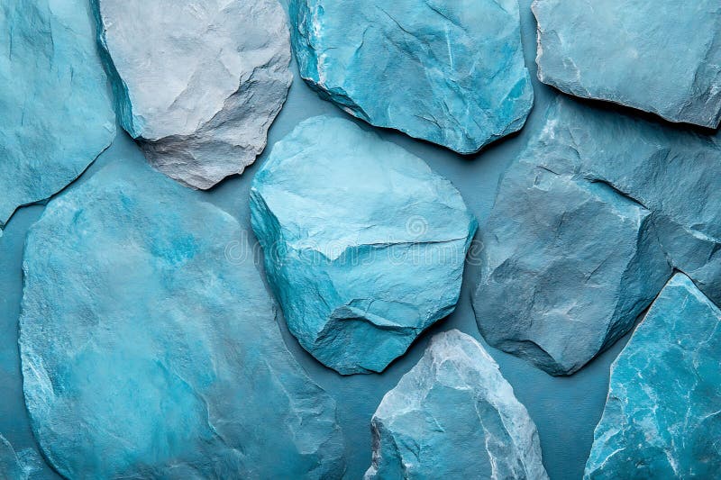 Teal Stone Wall Texture Background - Abstract Textures Stock ...