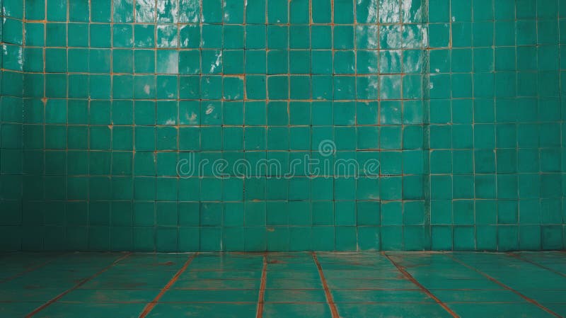 Teal Tile and Wooden Paneling Texture for Interior Design and Decor ...