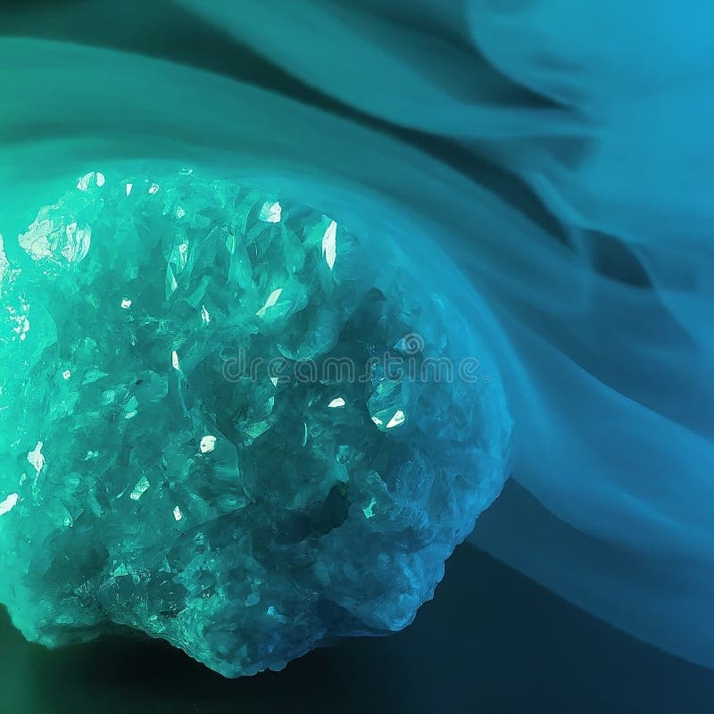 Teal turquoise crystals stock photo. Image of stone - 316863326