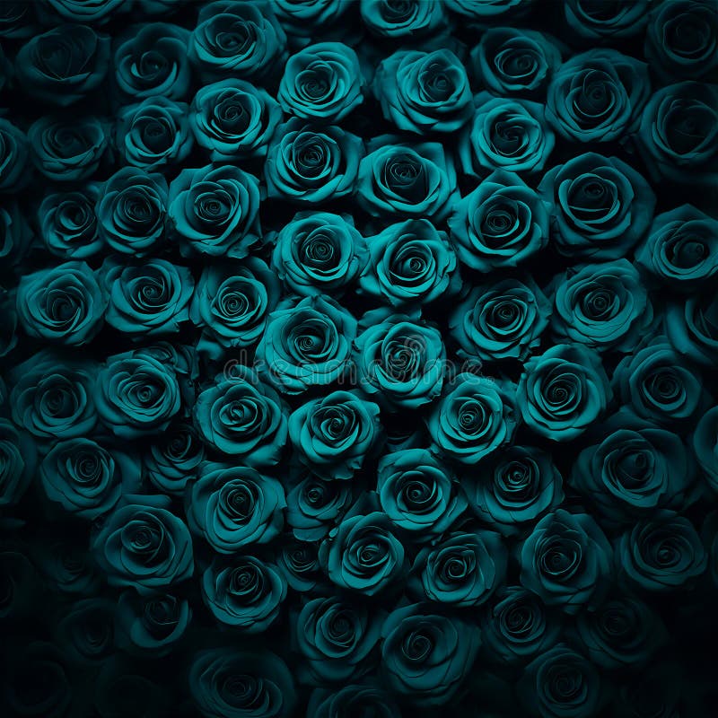 Teal Roses Stock Illustrations – 276 Teal Roses Stock Illustrations ...