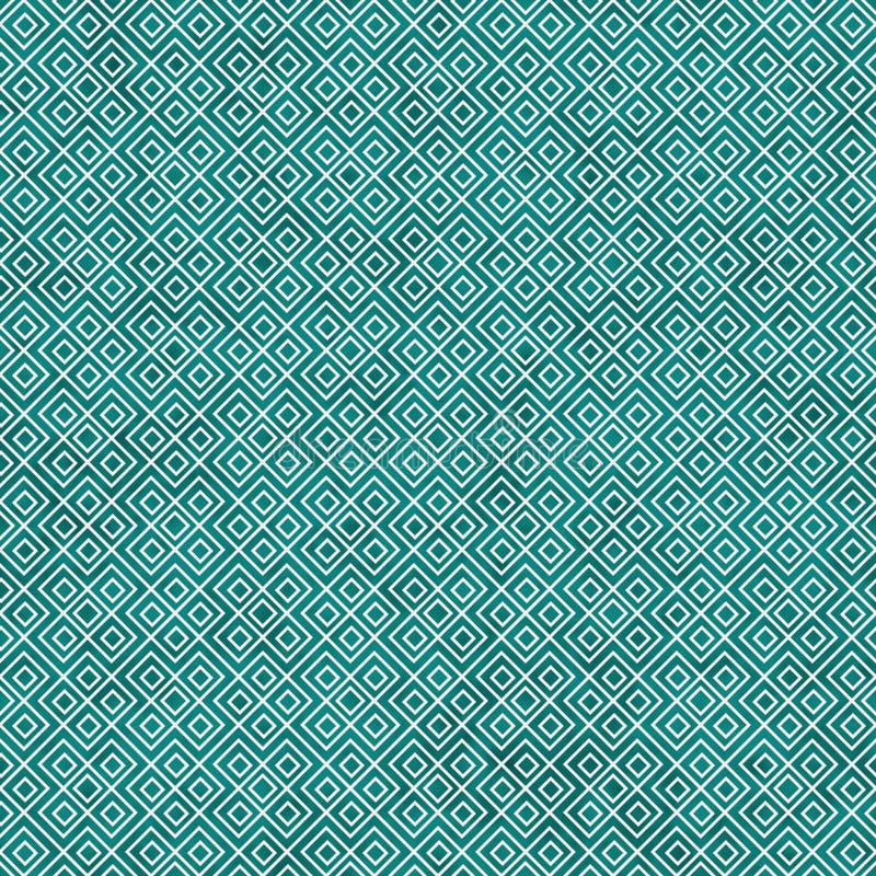 Teal and White Square Geometric Repeat Pattern Background Stock Photo ...