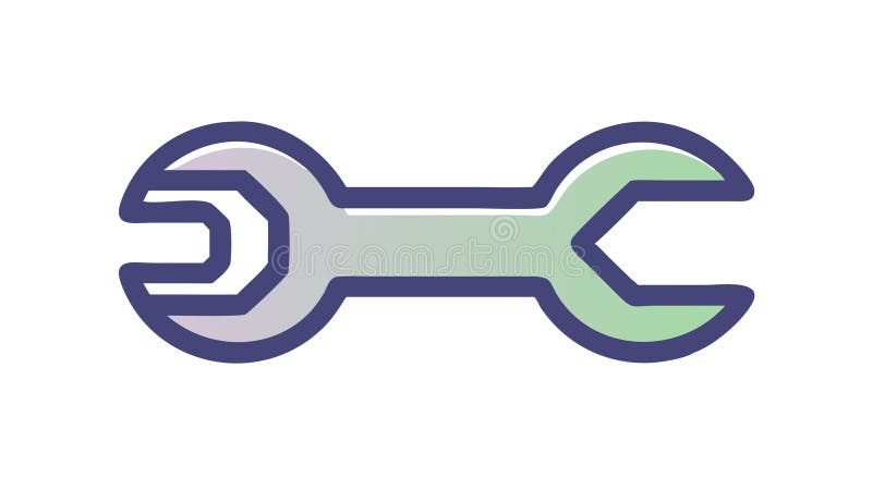 Teal Wrench Flat Icon for Tools, Repair, or Settings, Vector Design ...