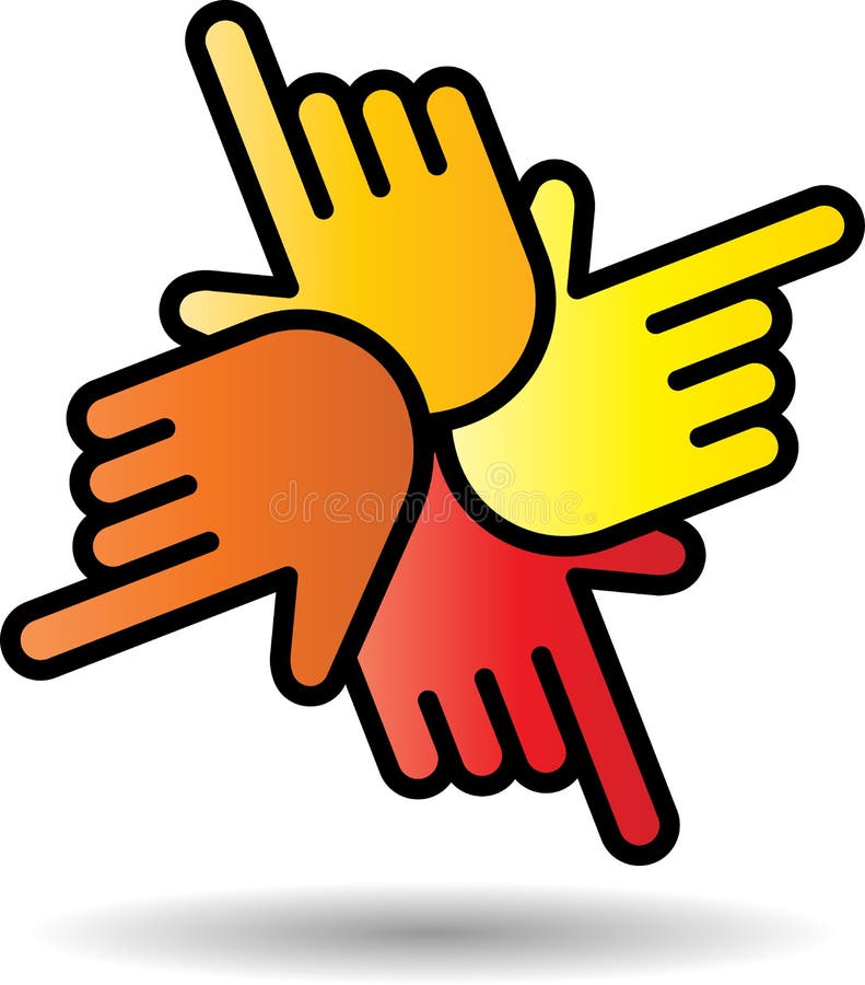 Joining Hands Logo Stock Illustrations – 102 Joining Hands Logo Stock ...