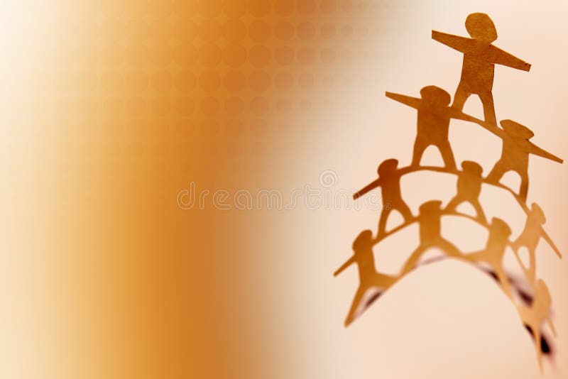Logo - Human Chain Style stock illustration. Illustration of ...